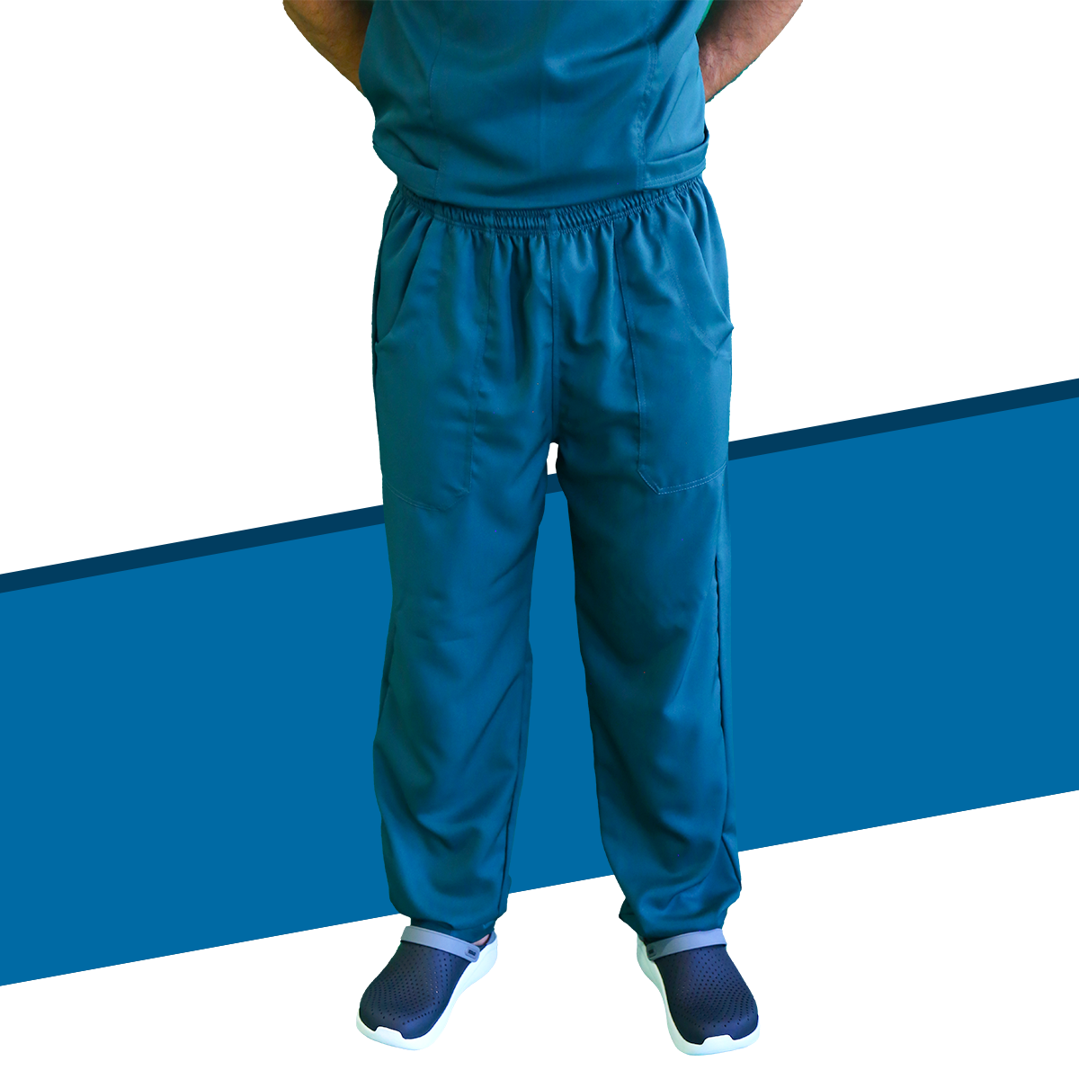 Calça Scrub c/ Bolso Gabardine - Uniforme Profissional Unissex ...
